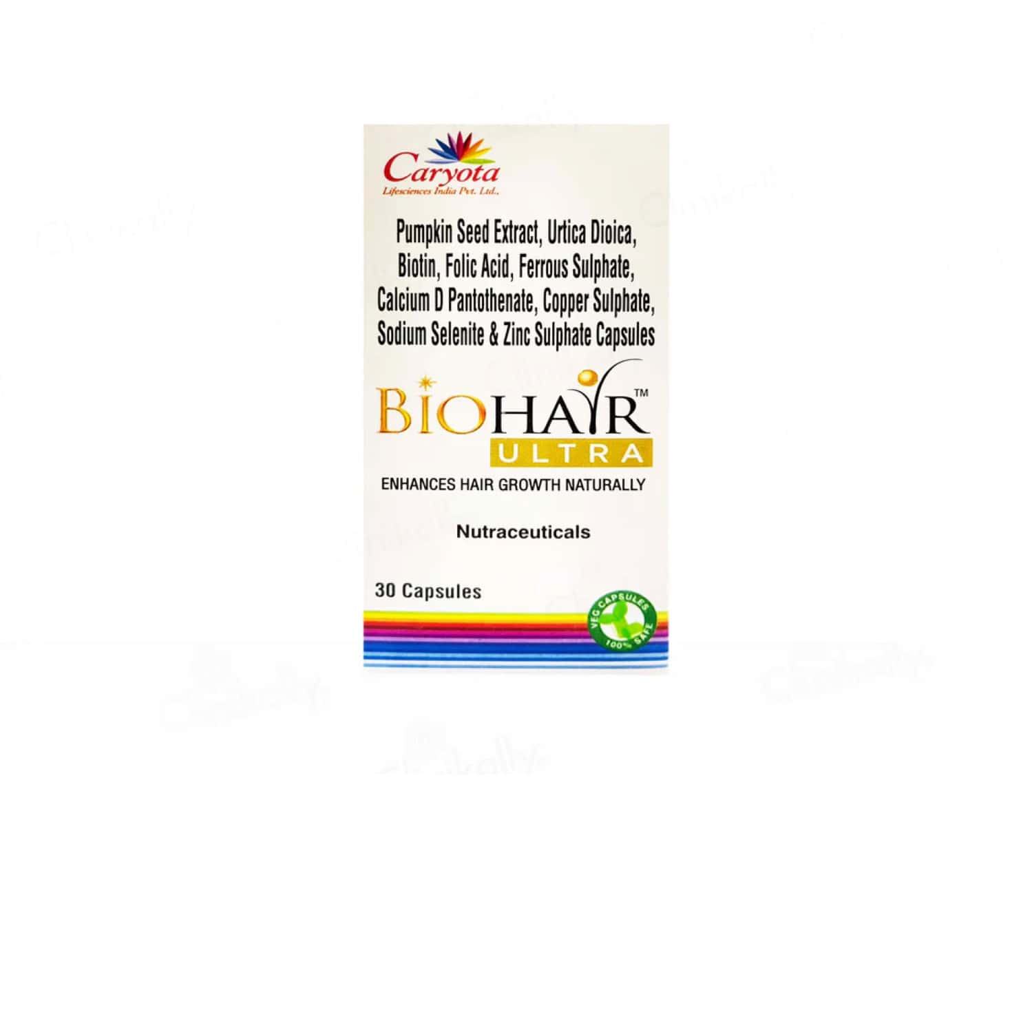 Buy Bio Hair Ultra Bottle Of 30 Capsules Online & Save Up to 24% at ...