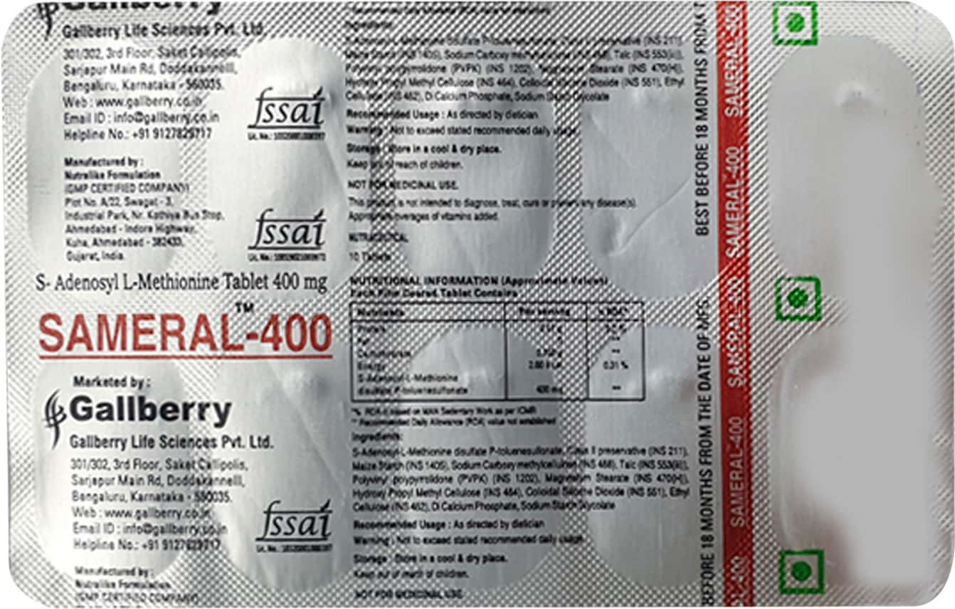 Sameral 400 Tablet: Uses, Side Effects, Price, Dosage & More Info ...