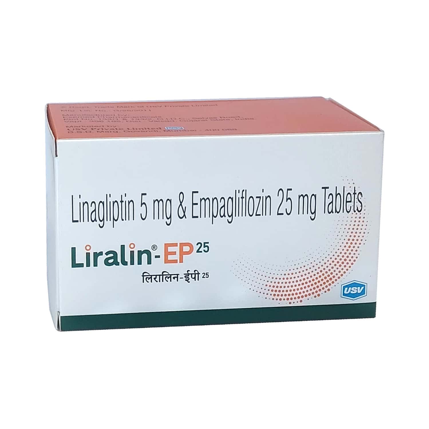 Liralin Ep 25mg Strip Of 10 Tablets: Uses, Side Effects, Price & Dosage ...