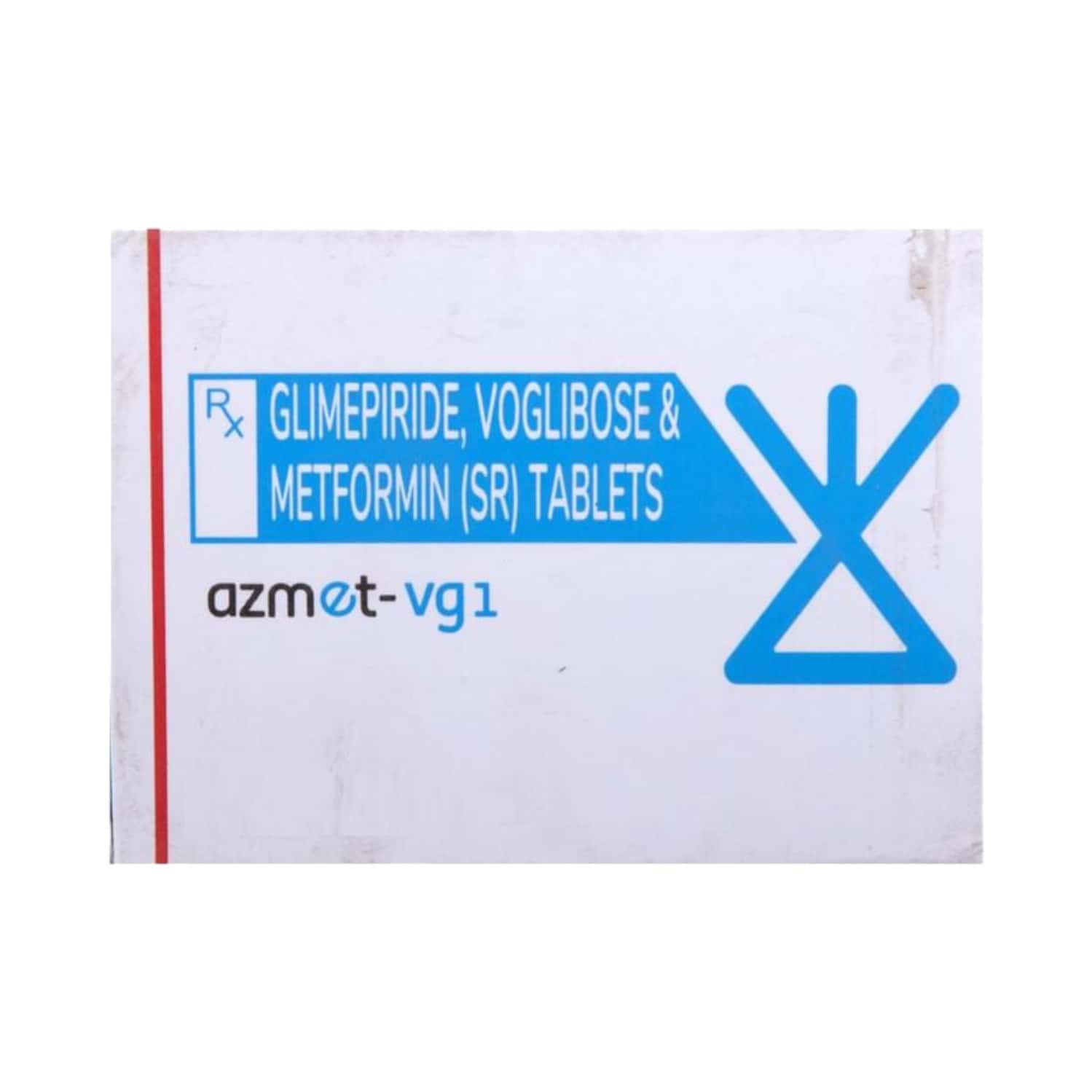 Azmet Vg 1mg Strip Of 15 Tablets: Uses, Side Effects, Price & Dosage ...