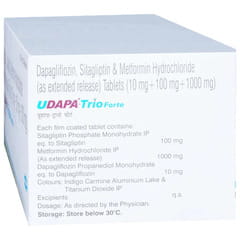 Udapa-Trio Forte Tablet: Uses, Side Effects, Price, Dosage & More Info ...