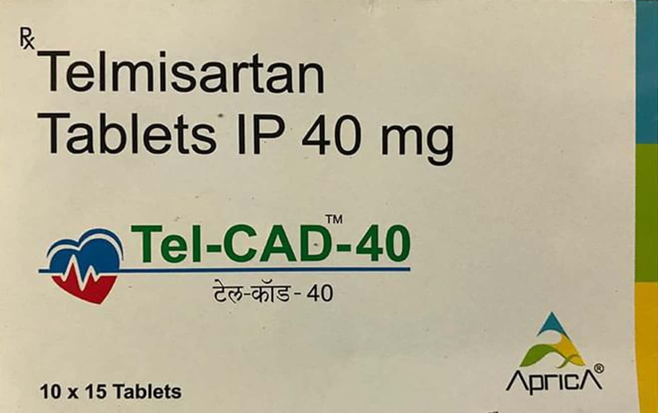 Tel Cad 40 MG Tablet (15): Uses, Side Effects, Price & Dosage | PharmEasy