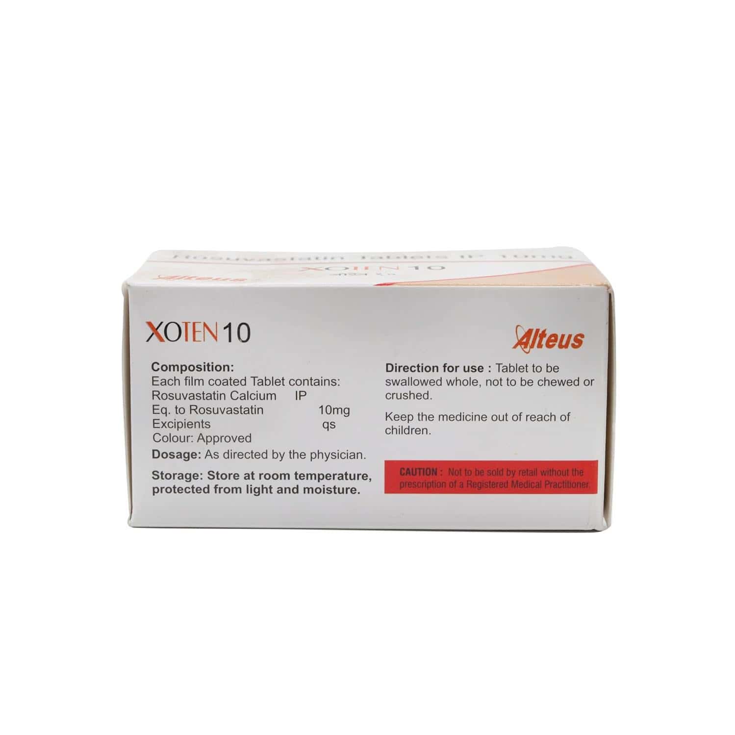 Xoten 10 MG Tablet (15): Uses, Side Effects, Price & Dosage | PharmEasy