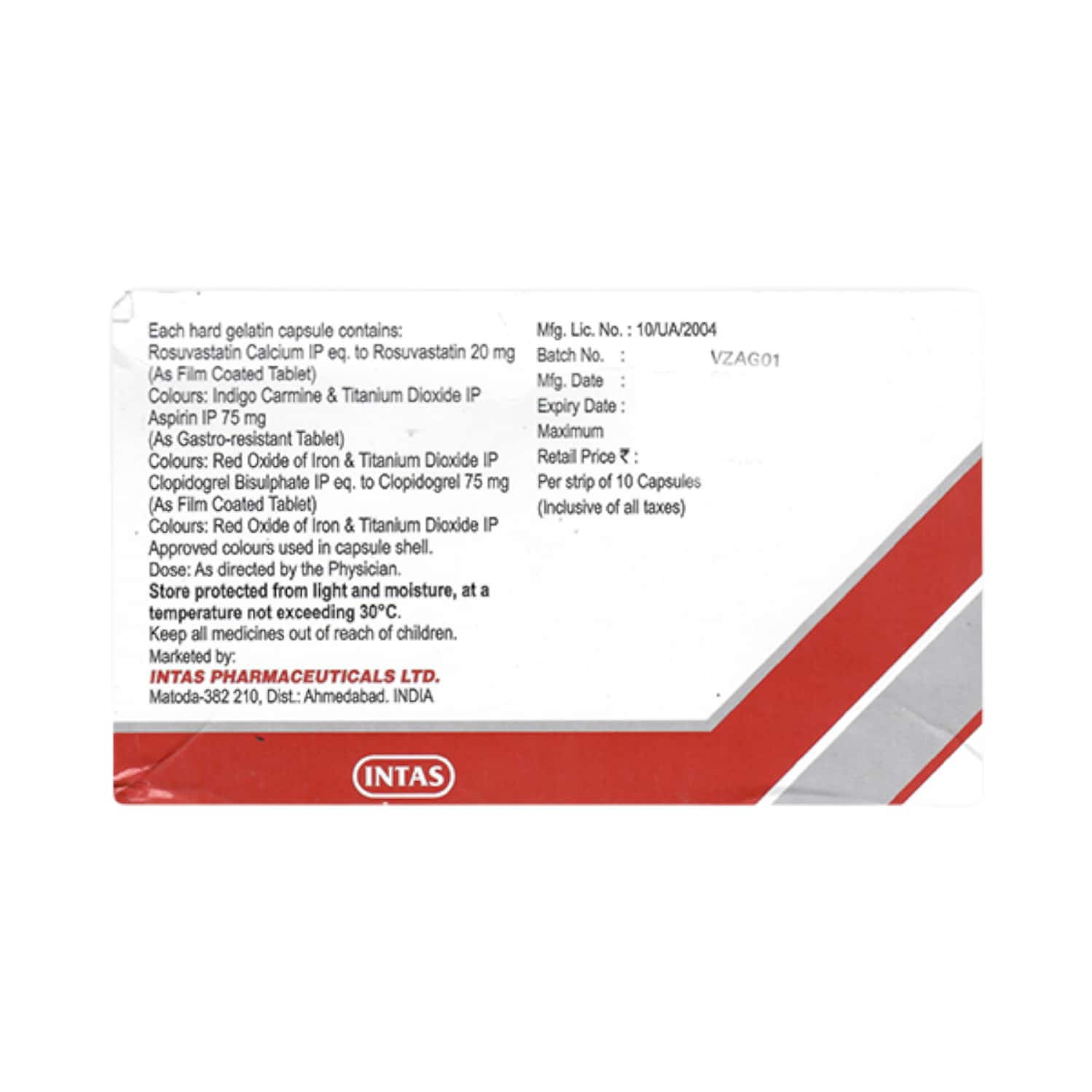 Lipitas Gold 20/75/75mg Strip Of 10 Capsules: Uses, Side Effects, Price ...