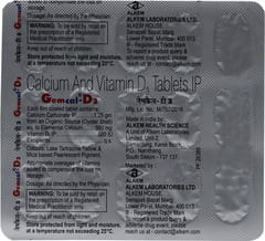 Gemcal-D3 Tablet: Uses, Side Effects, Price, Dosage & More Info - PharmEasy