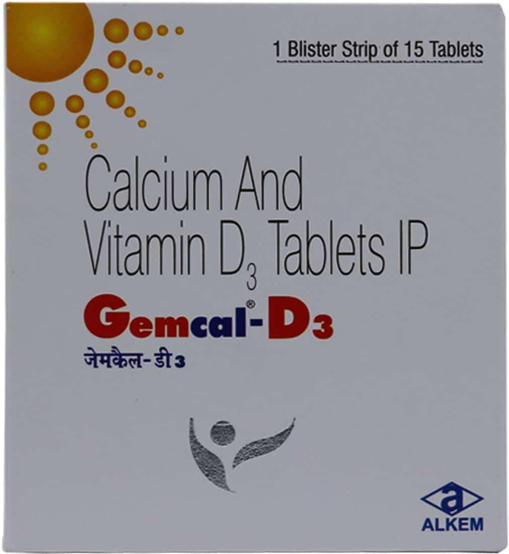 Gemcal-D3 Tablet: Uses, Side Effects, Price, Dosage & More Info - PharmEasy