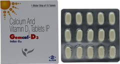 Gemcal-D3 Tablet: Uses, Side Effects, Price, Dosage & More Info - PharmEasy