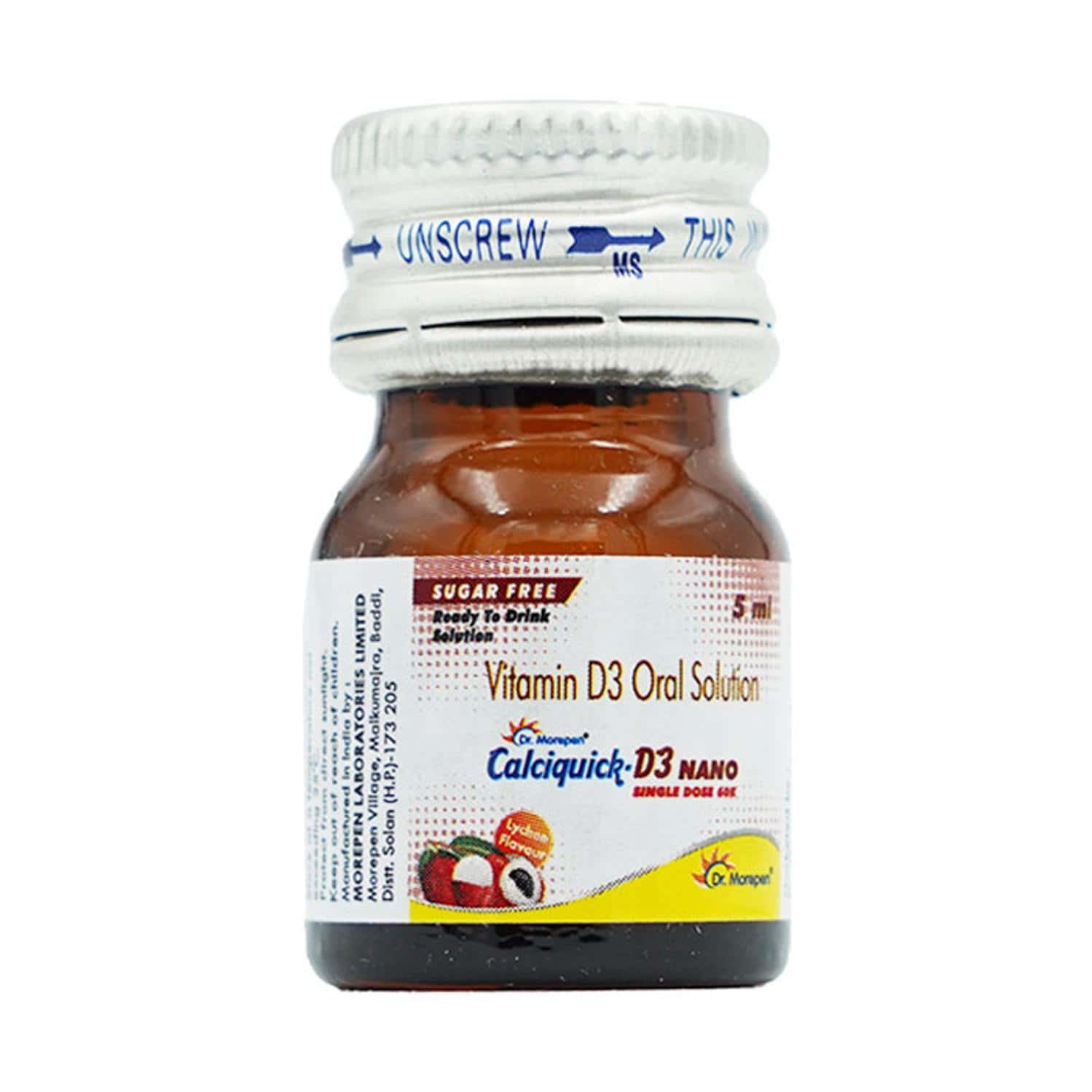 Calciquick D3 Nano Oral Solution | Lychee Flavour Sugar Free: Uses ...