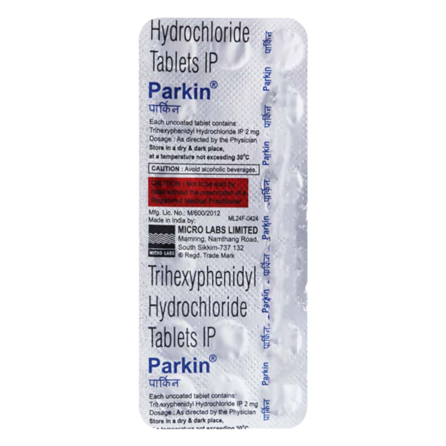 Parkin 2 MG Tablet (15): Uses, Side Effects, Price & Dosage | PharmEasy