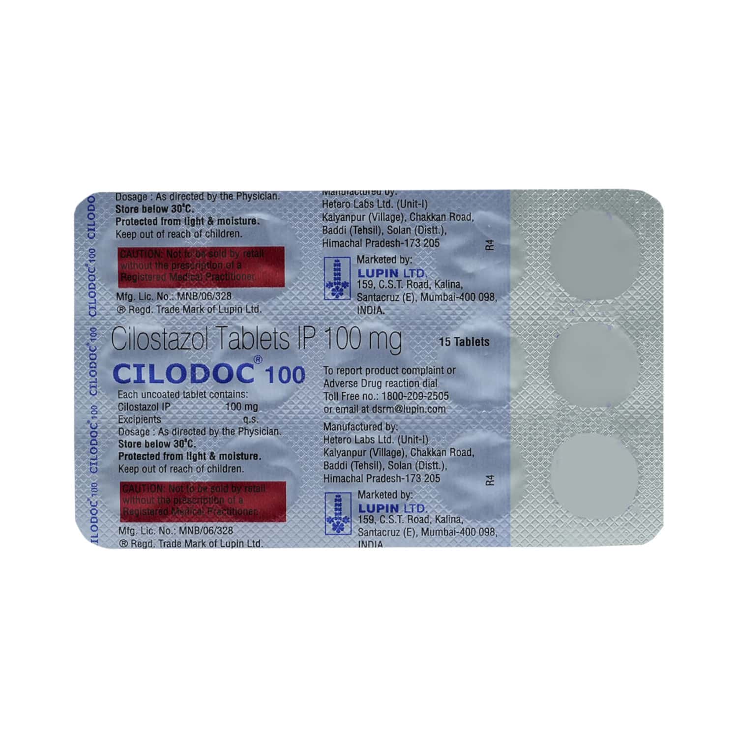 Cilodoc 100 MG Tablet (15): Uses, Side Effects, Price & Dosage | PharmEasy