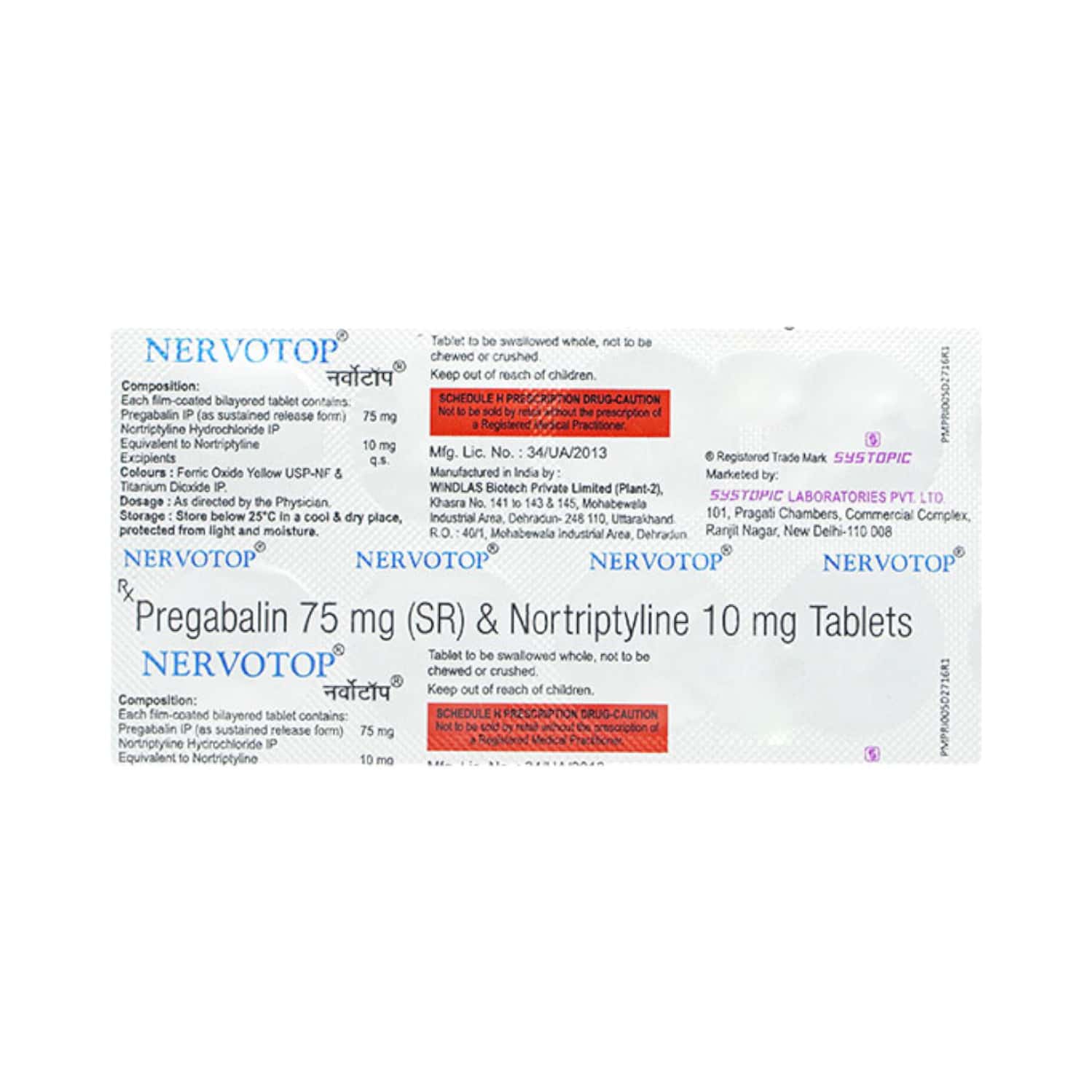 Nervotop Tablet: Uses, Side Effects, Price, Dosage & More Info - PharmEasy
