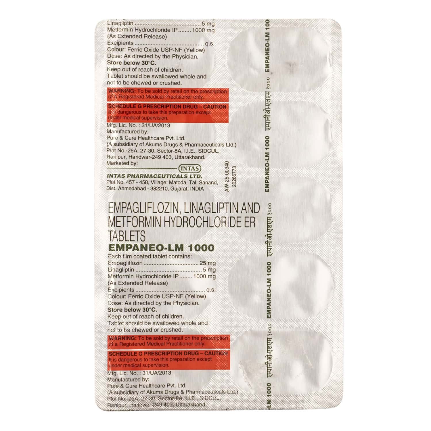 Empaneo Lm 1000mg Strip Of 10 Tablets: Uses, Side Effects, Price ...