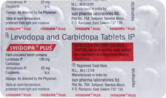 Syndopa Plus Tablet: Uses, Side Effects, Price, Dosage & More Info ...