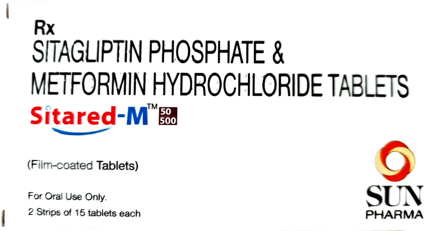 Sitared M 50/500mg Strip Of 15 Tablets: Uses, Side Effects, Price ...