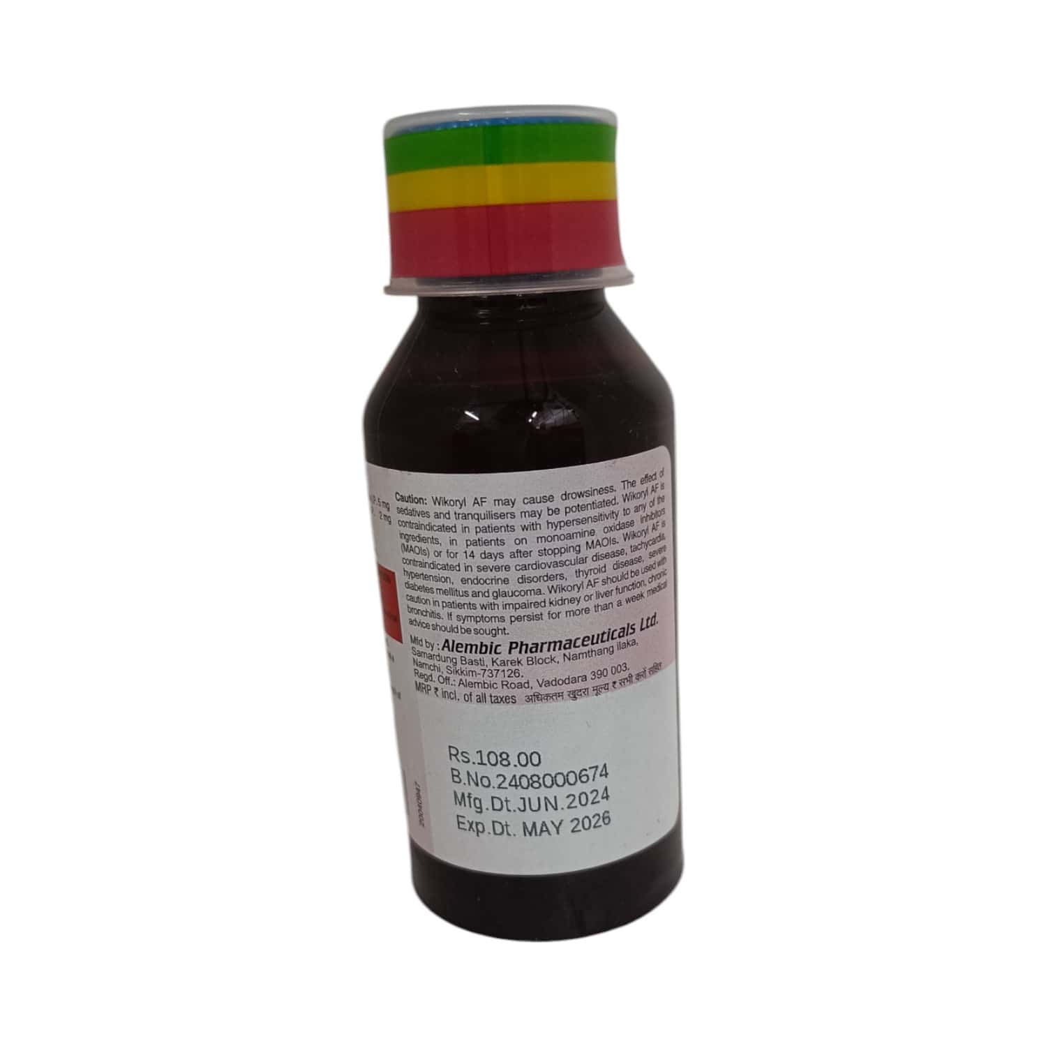 Wikoryl Af Bottle Of 75ml Syrup: Uses, Side Effects, Price & Dosage ...