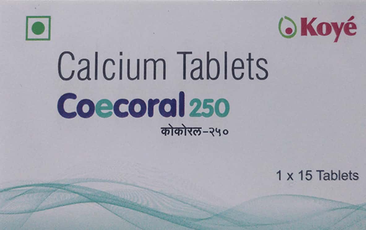Coecoral 250 MG Tablet (15): Uses, Side Effects, Price & Dosage | PharmEasy