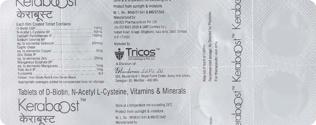 Keraboost Tablet: Uses, Side Effects, Price, Dosage & More Info - PharmEasy
