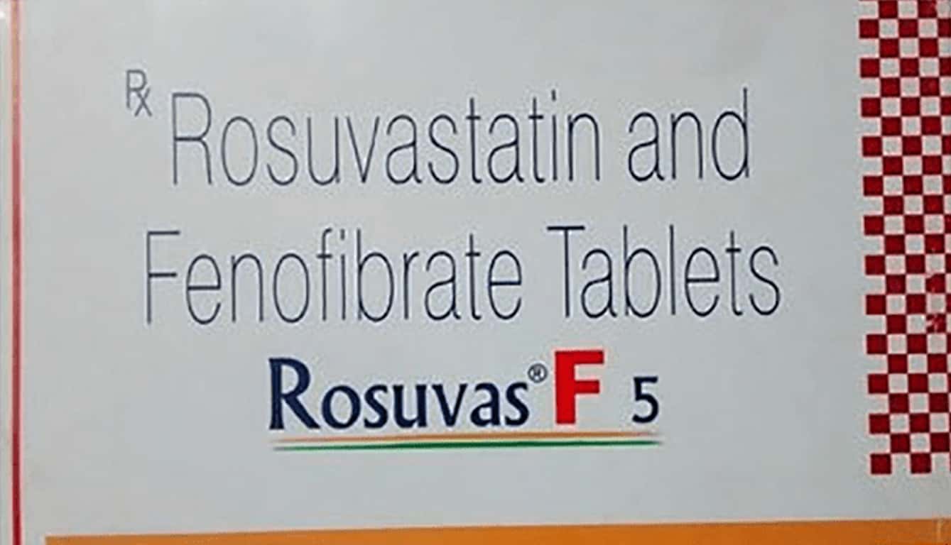 Rosuvas F 5mg Strip Of 15 Tablets: Uses, Side Effects, Price & Dosage ...