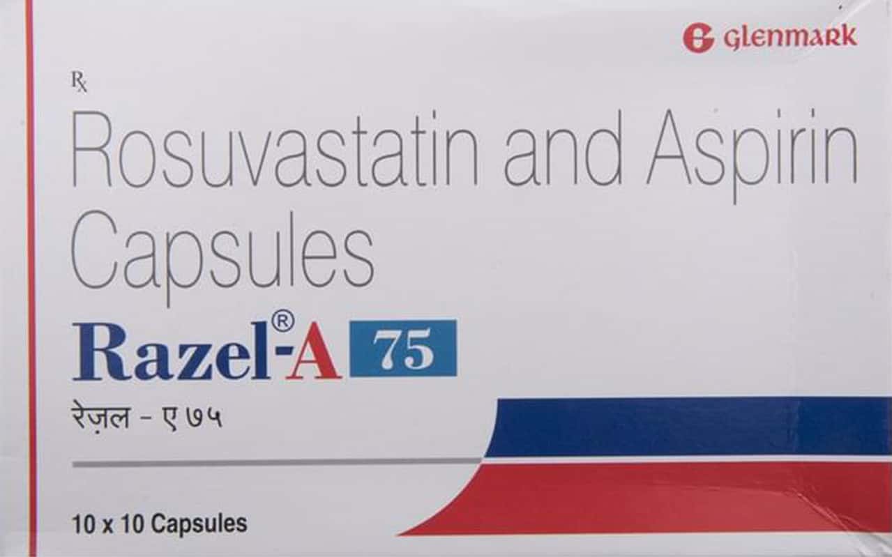 Razel A 75mg/10mg Strip Of 10 Capsules: Uses, Side Effects, Price ...