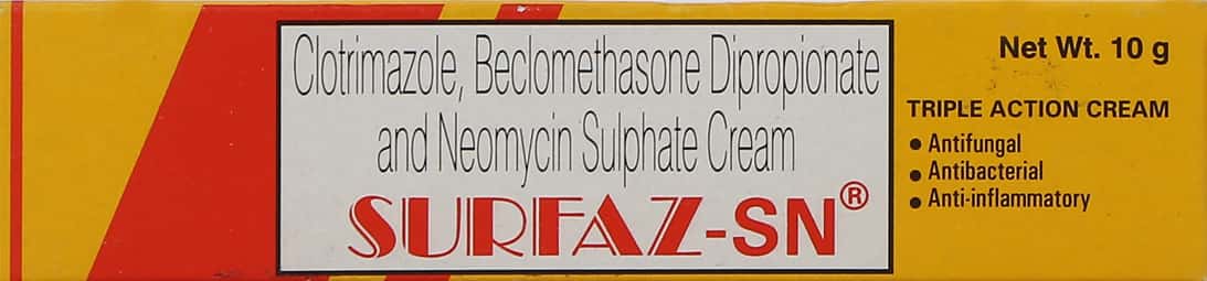 Surfaz-SN Cream: Uses, Side Effects, Price, Dosage & More Info - PharmEasy