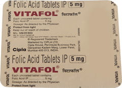 Vitafol Tablet: Uses, Side Effects, Price, Dosage & More Info - PharmEasy