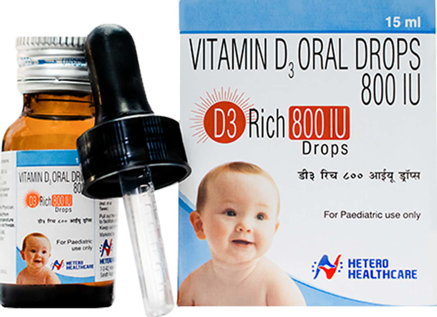 D3 Rich 800 IU Oral Drop (15): Uses, Side Effects, Price & Dosage ...