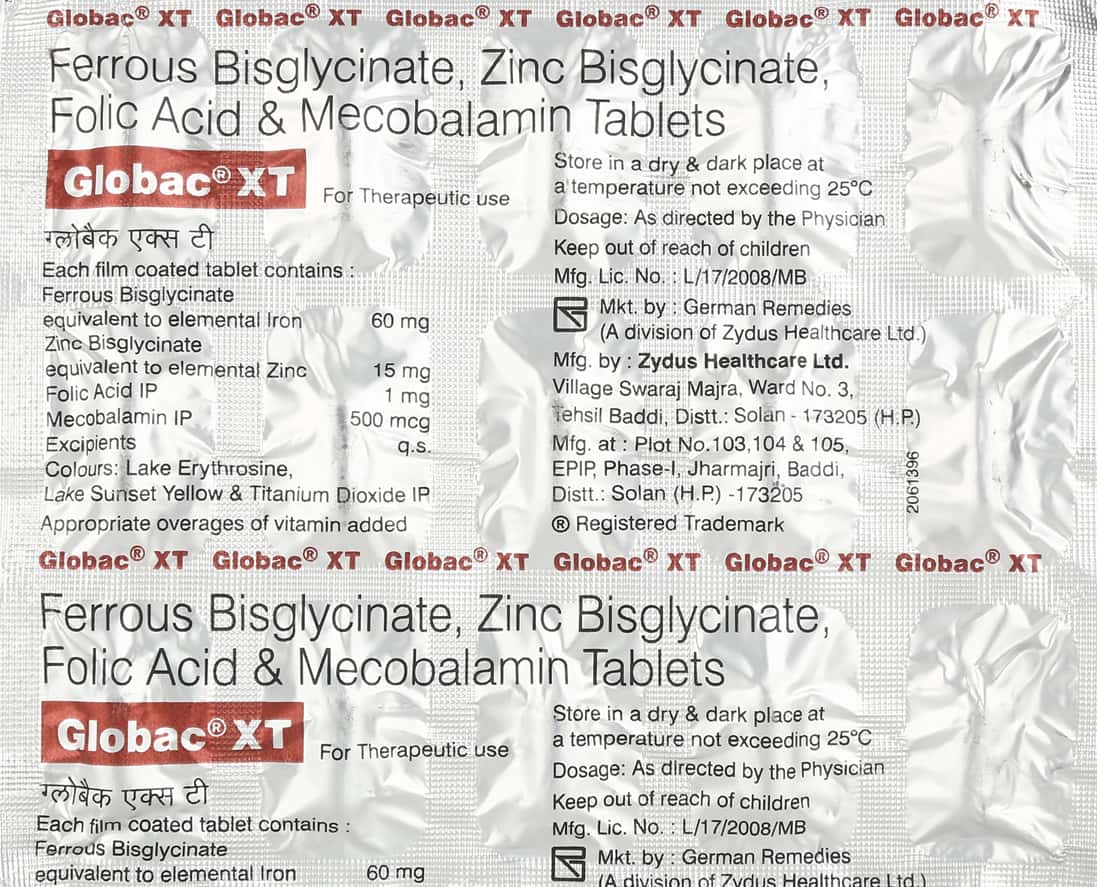 Globac XT Tablet: Uses, Side Effects, Price, Dosage & More Info - PharmEasy