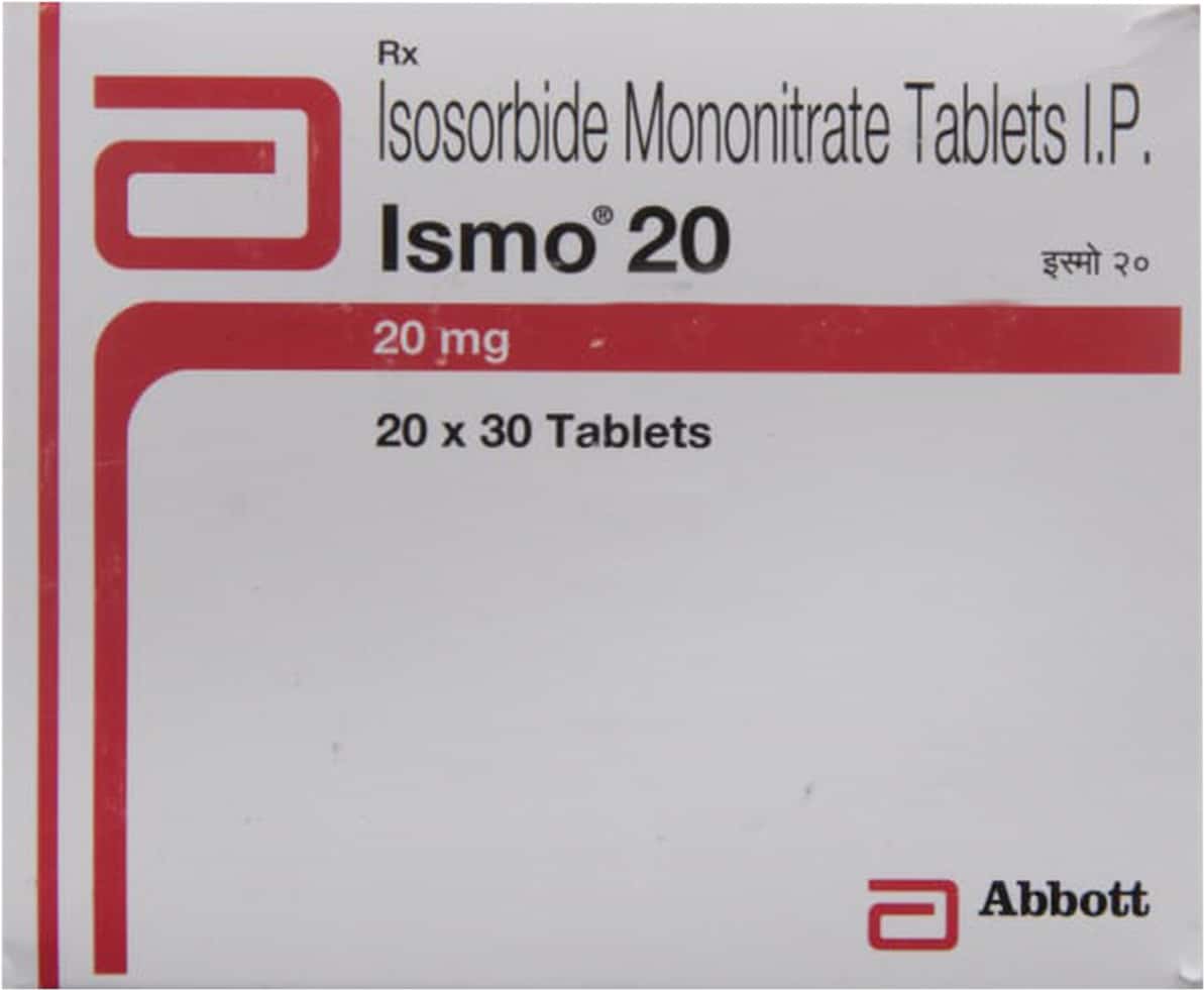 Ismo 20 MG Tablet (30): Uses, Side Effects, Price & Dosage | PharmEasy