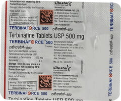 Terbinaforce 500 Tablet: Uses, Side Effects, Price, Dosage & More Info ...