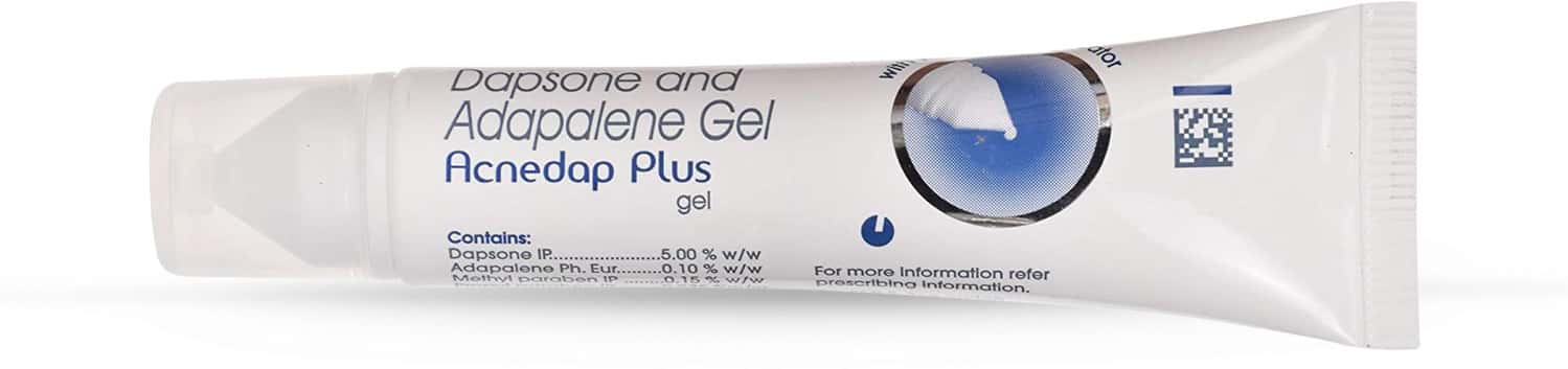 Acnedap Plus Tube Of 15gm Gel: Uses, Side Effects, Price & Dosage ...
