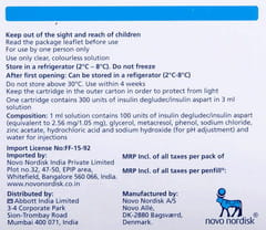 Ryzodeg 100IU/ml Penfill Solution For Injection: Uses, Side Effects ...