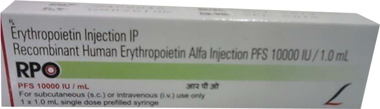 Buy Rpo 10000 IU Injection (1) Online & Save Up to 24% at PharmEasy