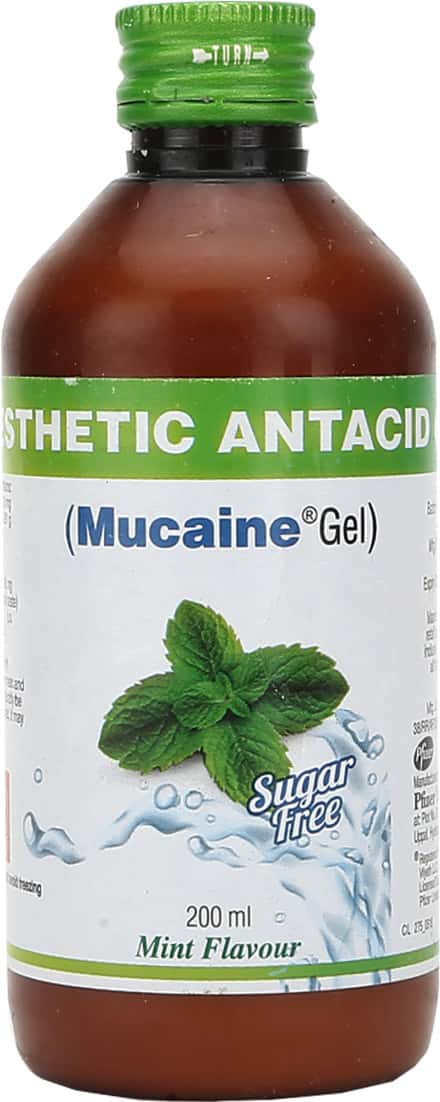 Mucaine Oral Gel | Mint Flavour Sugar Free: Uses, Side Effects, Price ...