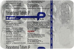 P 650 Tablet: Uses, Side Effects, Price, Dosage & More Info - PharmEasy