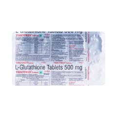 Thiotres 500 MG Tablet (10): Uses, Side Effects, Price & Dosage | PharmEasy