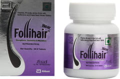 Buy FOLLIHAIR ABBOTT NEW BIOTIN WITH VITAMINS BOTTLE OF 30 TABLETS ...