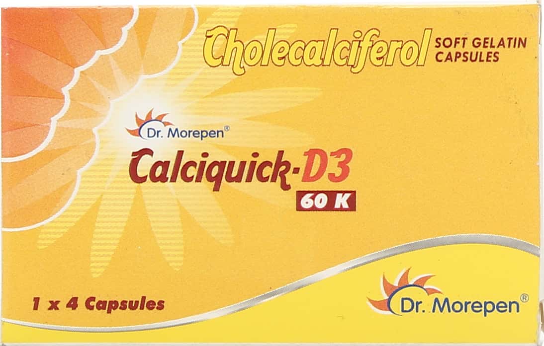 Calciquick-D3 60K Capsule: Uses, Side Effects, Price, Dosage & More ...