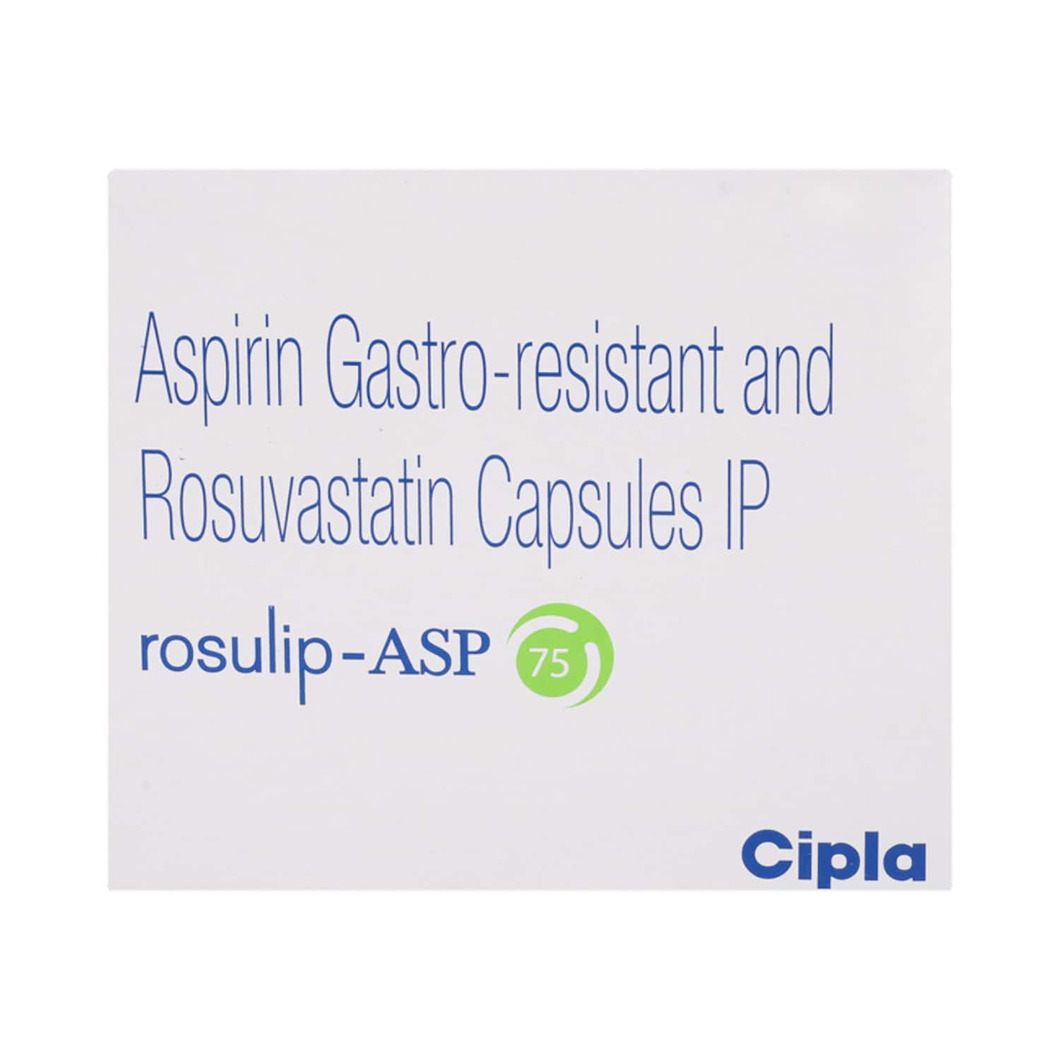 Rosulip Asp 75 Strip Of 10 Capsules: Uses, Side Effects, Price & Dosage ...