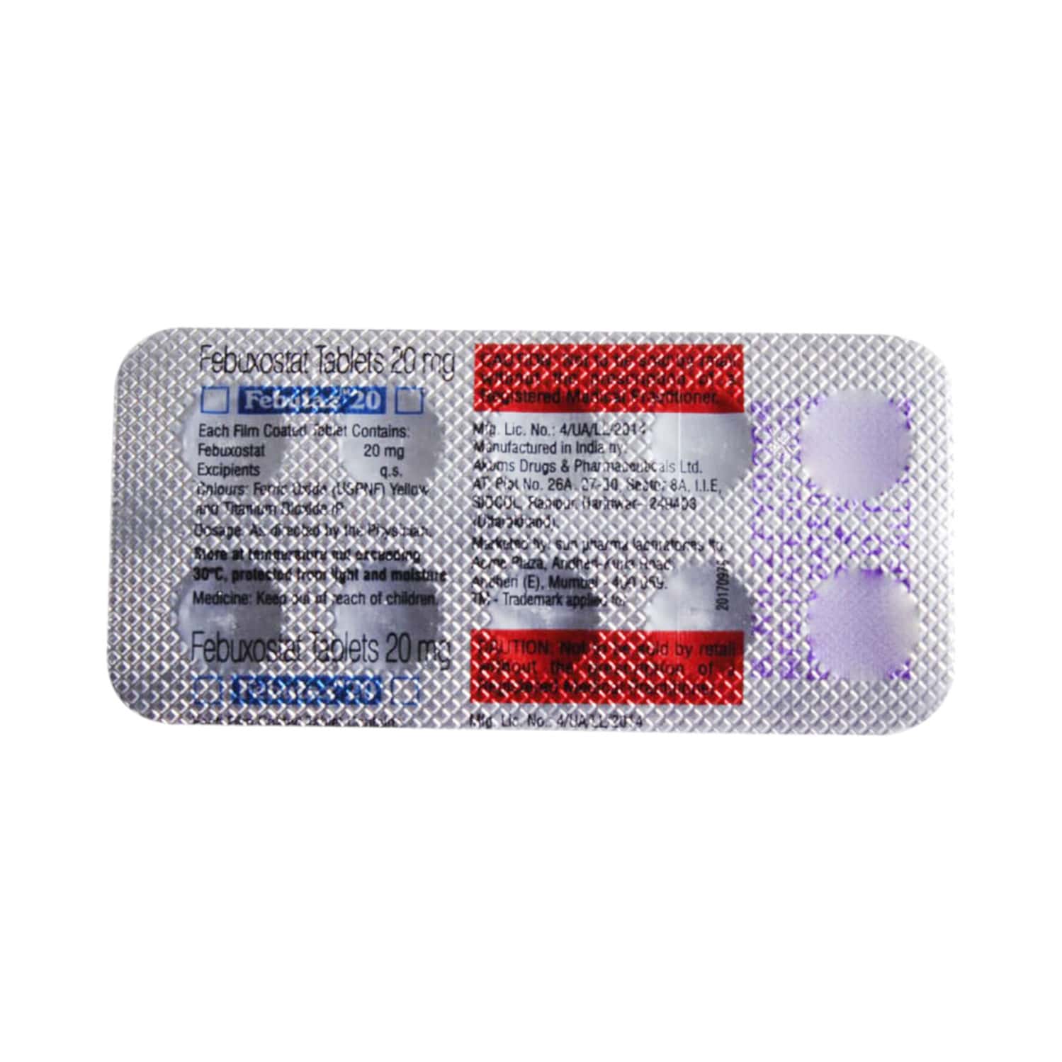 Febutaz 20 Tablet: Uses, Side Effects, Price, Dosage & More Info ...