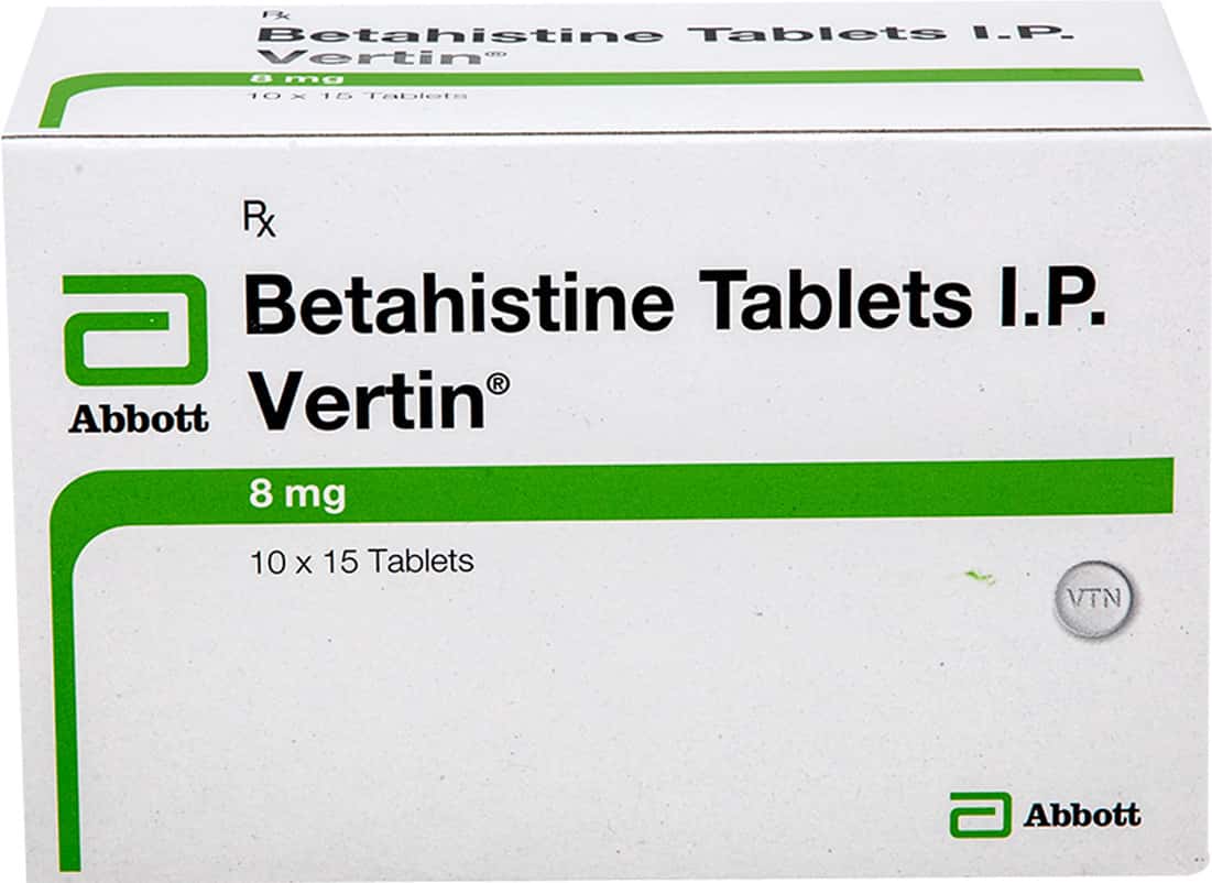 Vertin 8mg Tablet: Uses, Side Effects, Price, Dosage & More Info ...