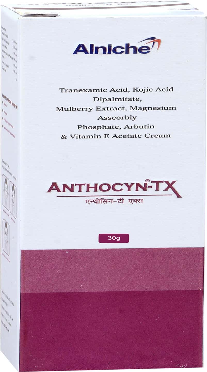 Anthocyn Tx Tube Of 15gm Cream: Uses, Side Effects, Price & Dosage ...