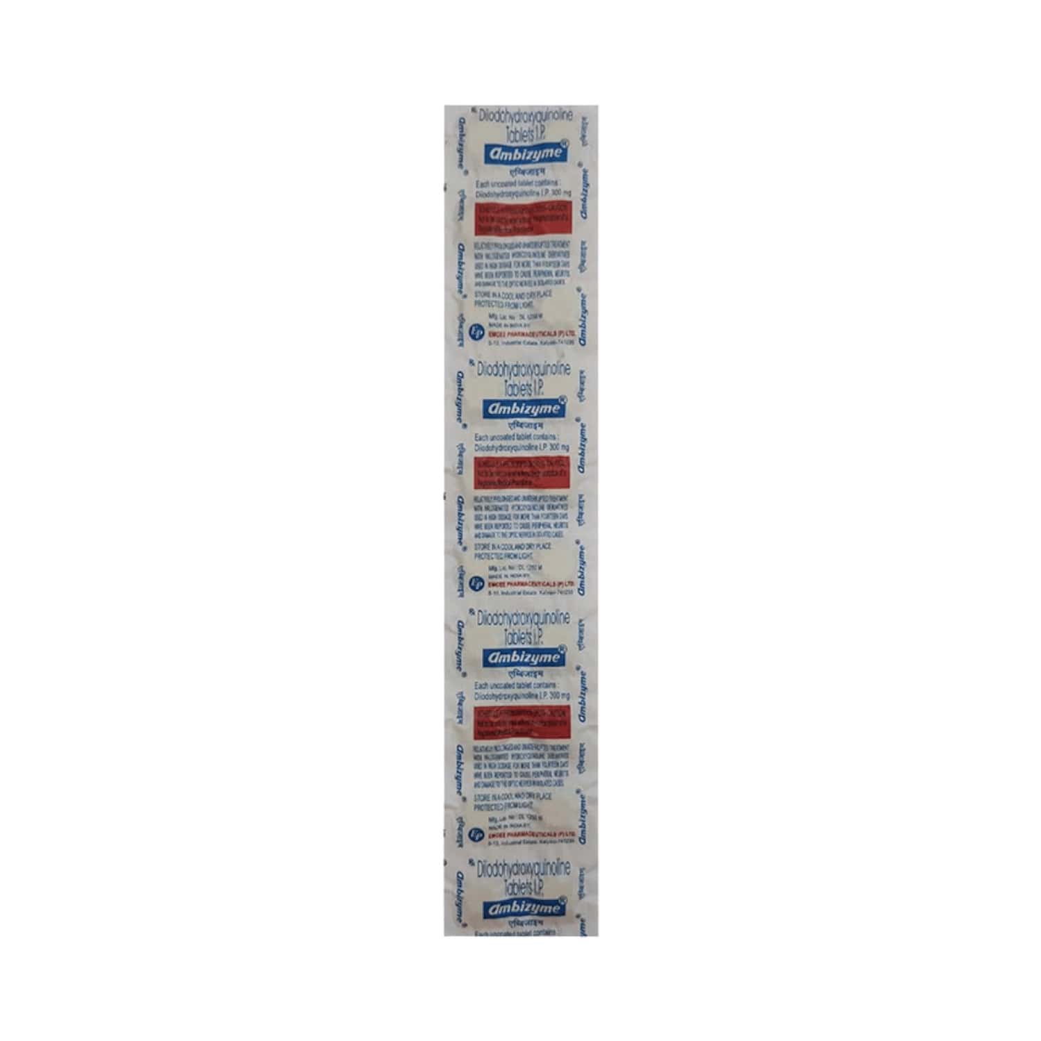 Buy Ambizyme 300 MG Tablet (20) Online & Save Up to 24% at PharmEasy