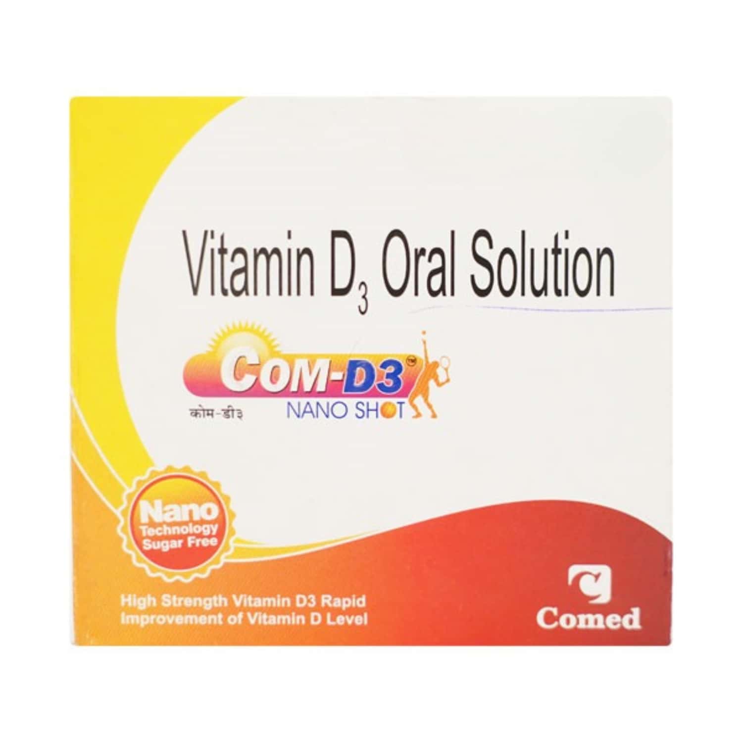 Com D3 Nano Shot 60000 IU Oral Solution (5): Uses, Side Effects, Price ...