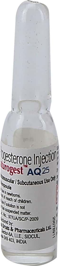 Naturogest Aq 25 MG/ML Injection (1): Uses, Side Effects, Price ...