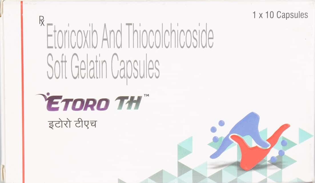 Etoro Th 60/4mg Strip Of 10 Capsules: Uses, Side Effects, Price ...