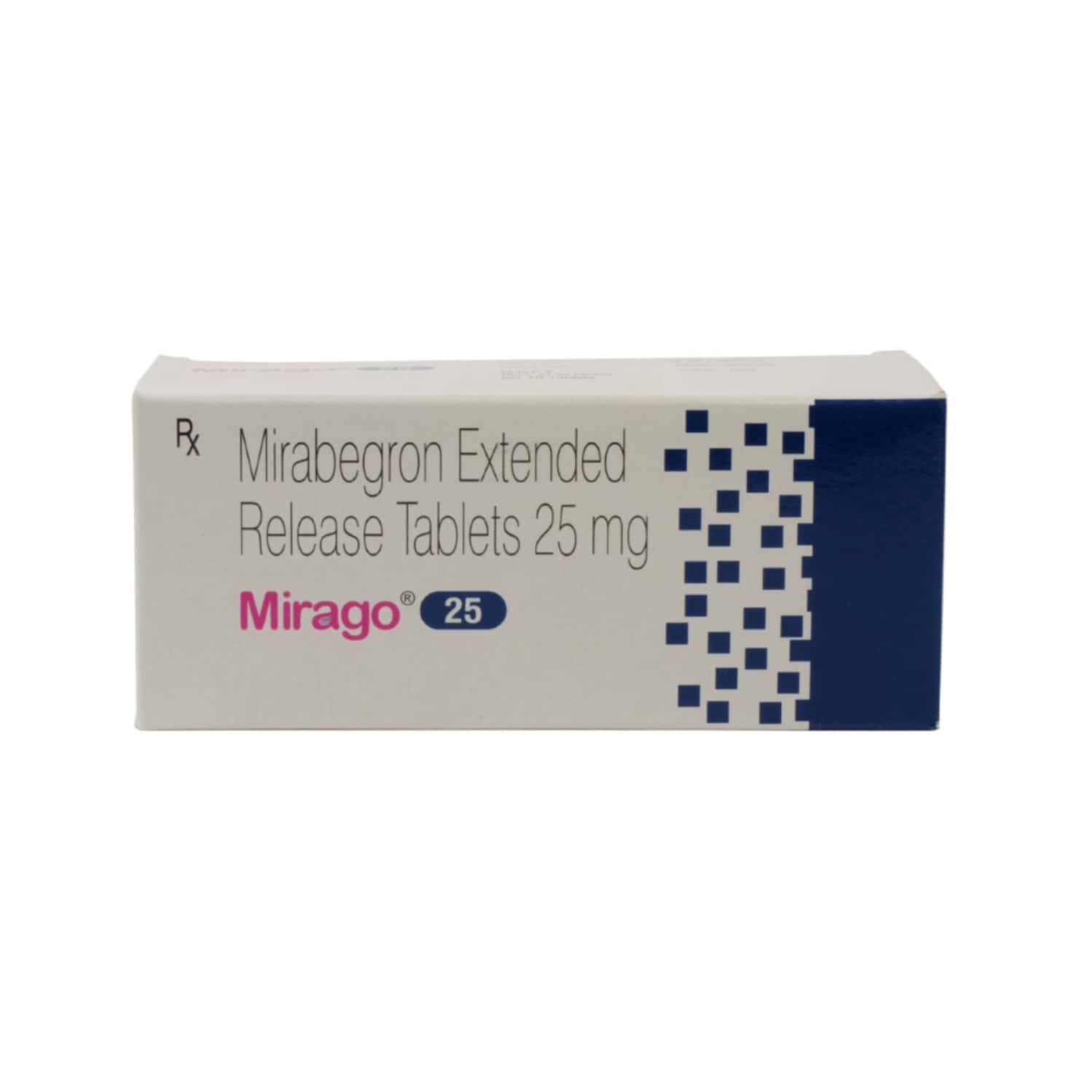 Mirago 25 Tablet: Uses, Side Effects, Price, Dosage & More Info - PharmEasy