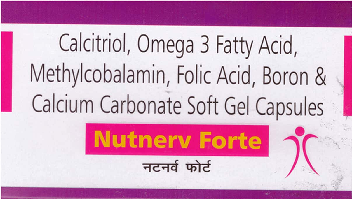 Buy Nutnerv Forte Strip Of 10 Softgel Capsules Online & Save Up to 24% ...