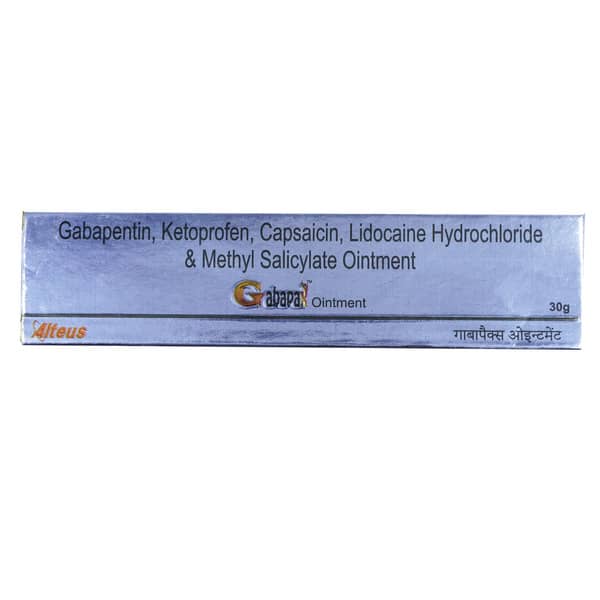 Buy Gabapax Tube Of 30gm Ointment Online & Save Up to 24% at PharmEasy