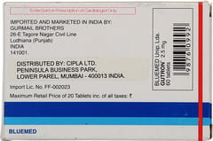 Gutron 2.5mg Tablet: Uses, Side Effects, Price, Dosage & More Info ...