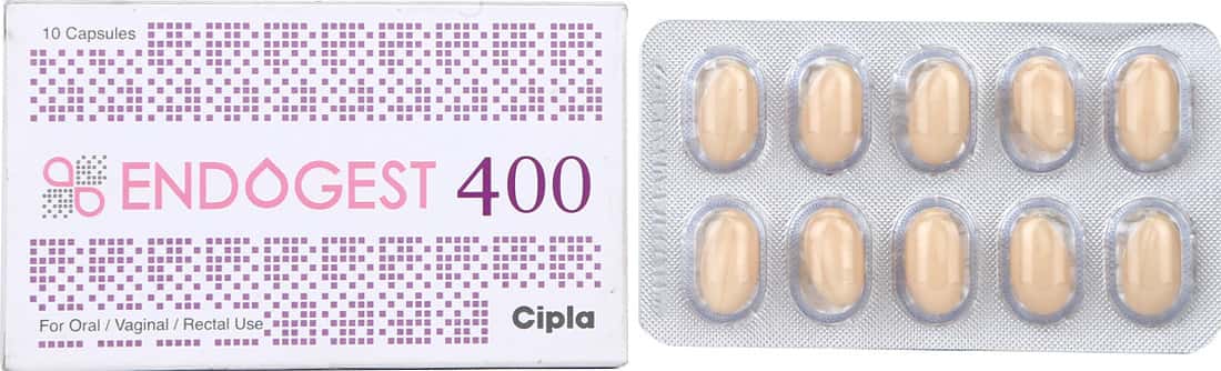 Endogest 400 MG Oral/Vaginal/Rectal Capsule (10): Uses, Side Effects ...